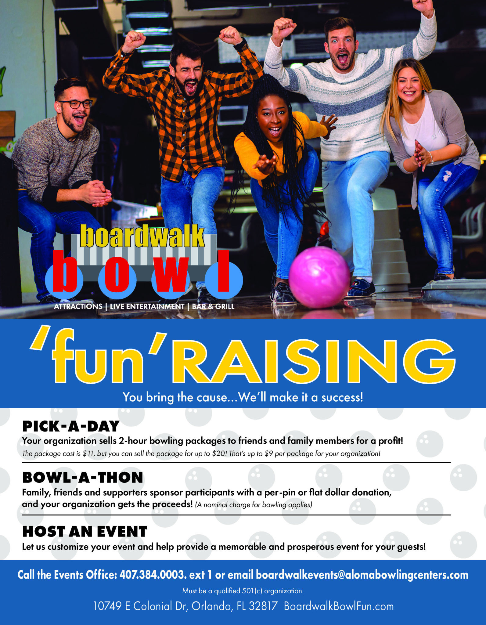 Fundraising – Boardwalk Bowl