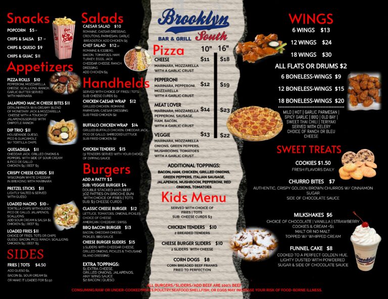 Food & Drinks – Boardwalk Bowl